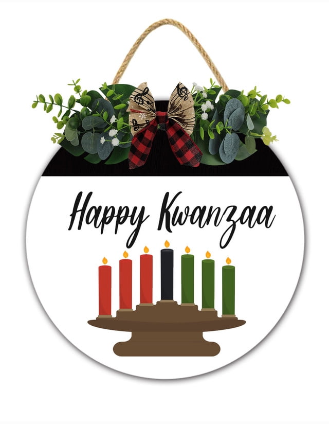 Kwanzaa Wooden Hanging Happy kwanzaa African American Heritage Festival ...