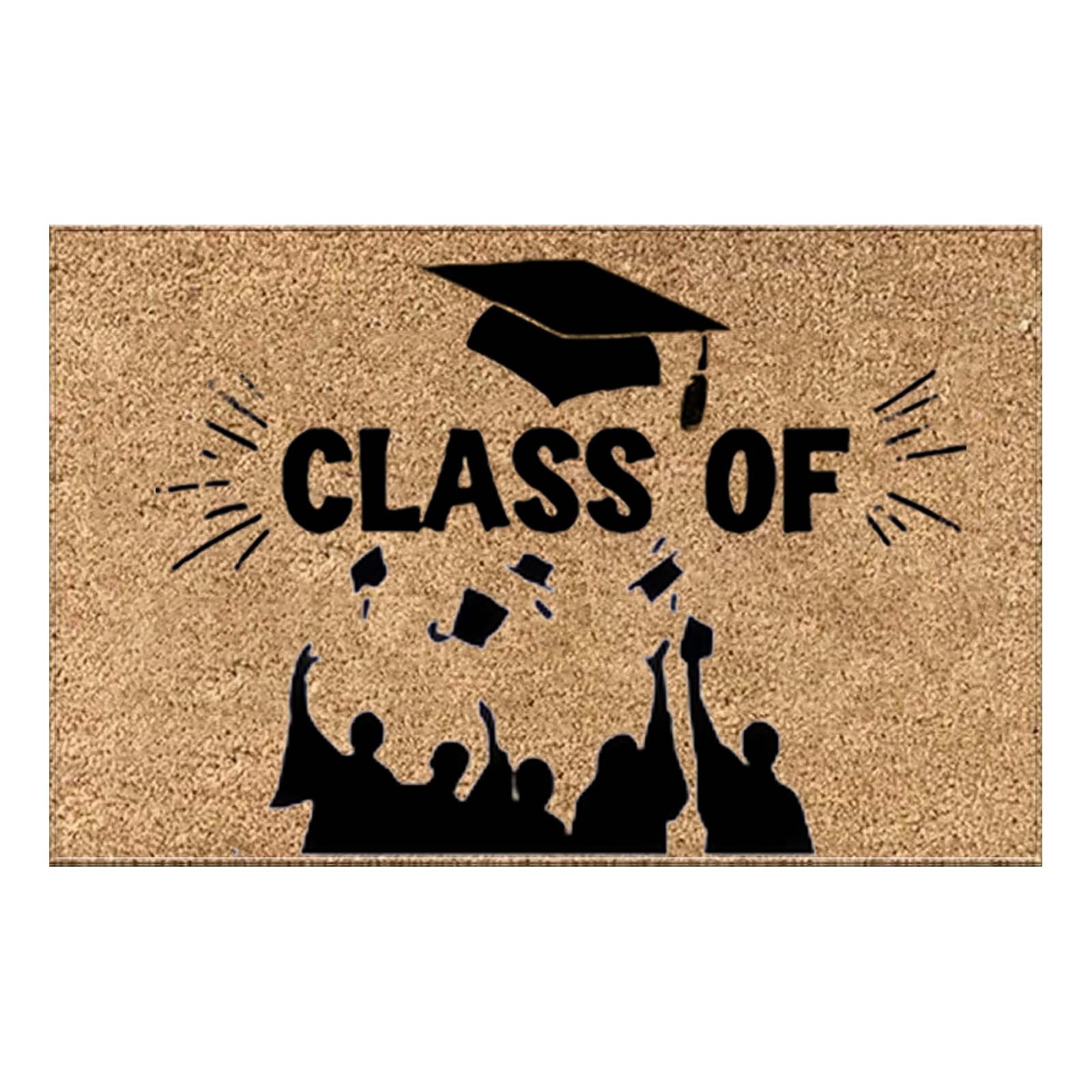 Kwasome Outdoor Carpet 2024 Graduation Door Mat Welcome Door Rug Floor ...