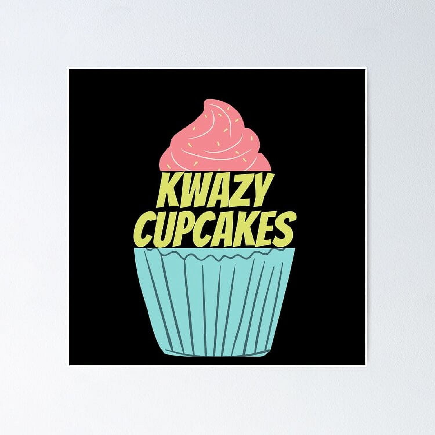 Kwazy Cupcakes(Black)|Brooklyn Nine-Nine|Gina Linetti Poster- Unframed Poster | Wall Art ...