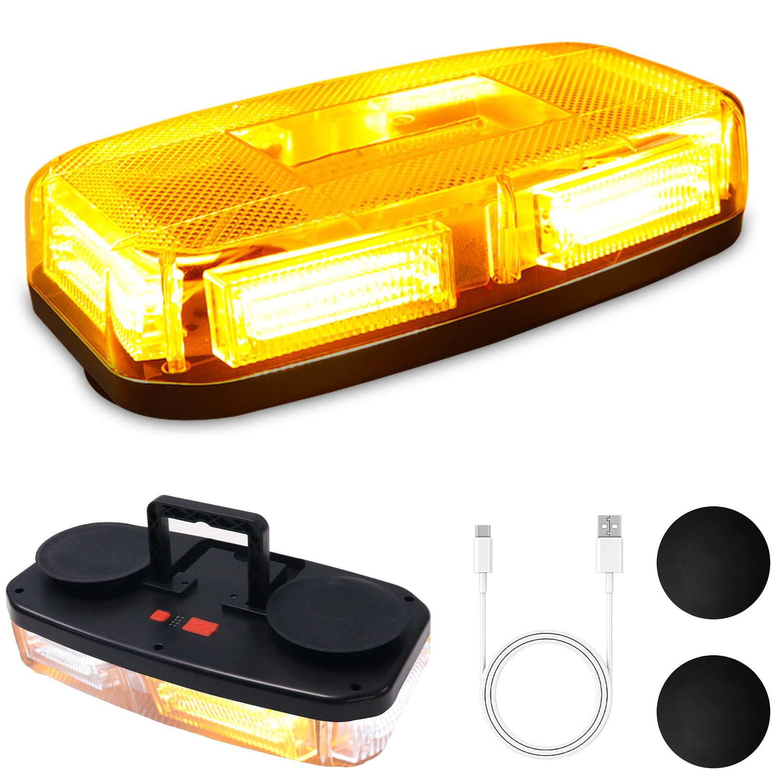 Kweetle Strobe Lights for MMF7 Trucks, 48LED Wireless Recharageable ...