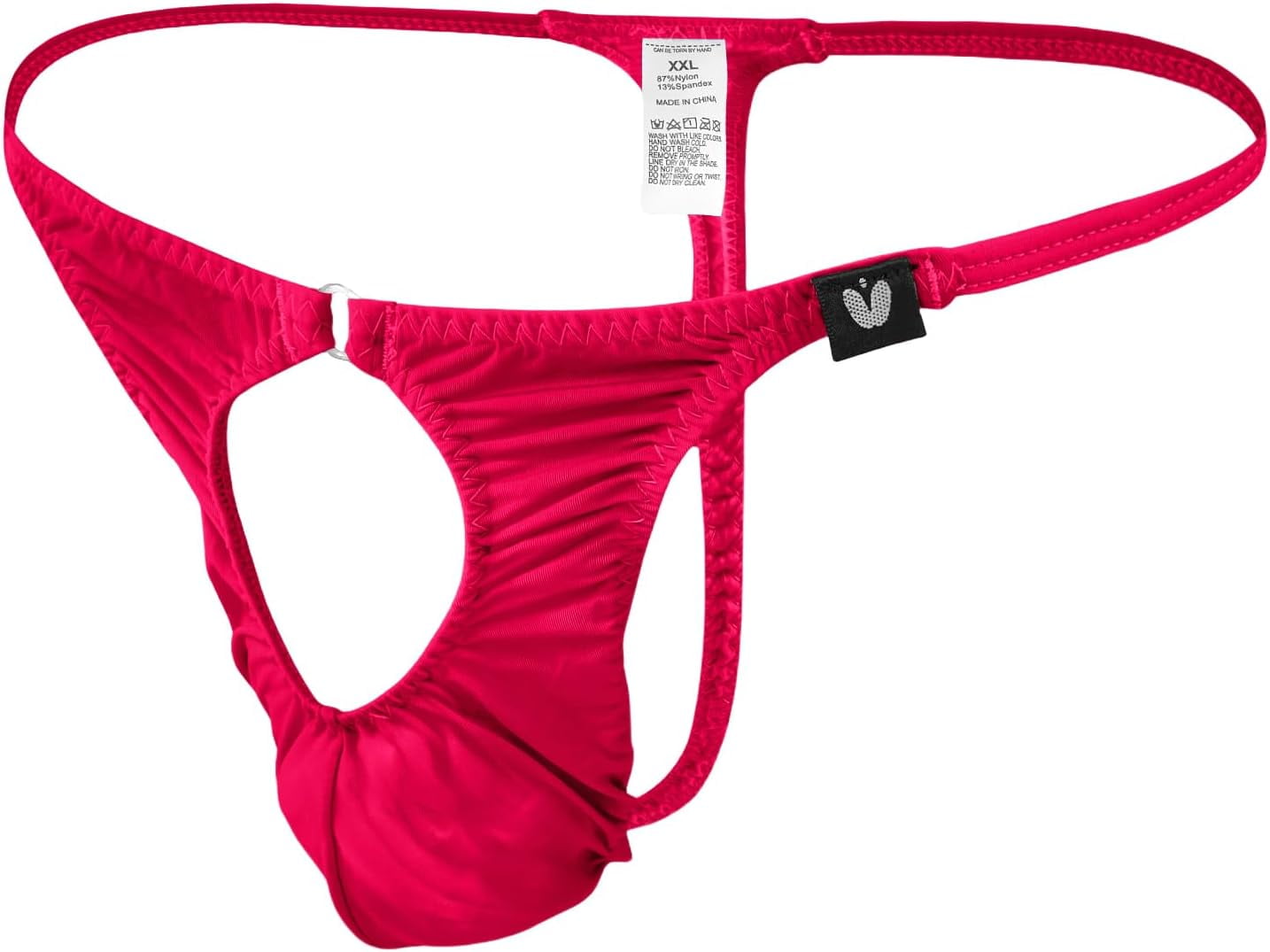 Kweltzeit Mens Exposed Thong Bulge Enhancing G String Underwear With Scrotal Space