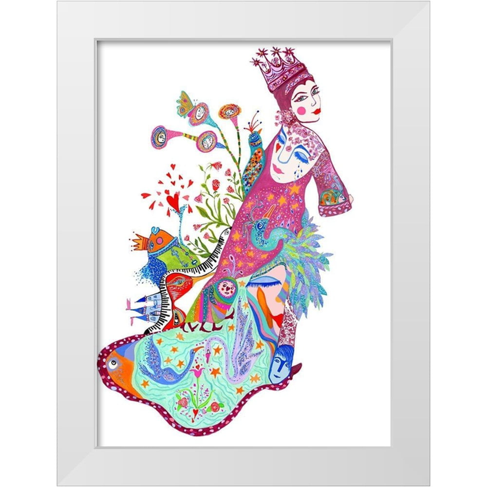 Kwerki Studios 11x14 White Modern Wood Framed Museum Art Print Titled ...