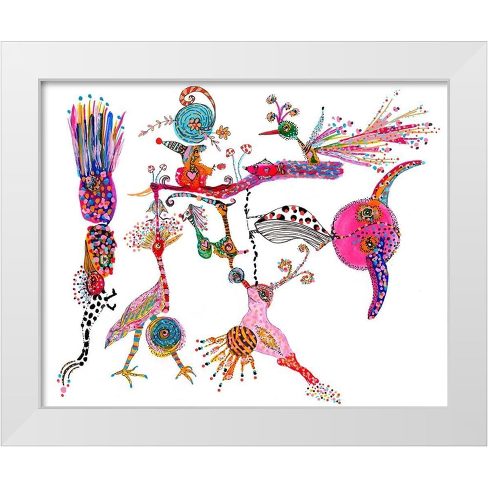 Kwerki Studios 14x12 White Modern Wood Framed Museum Art Print Titled ...