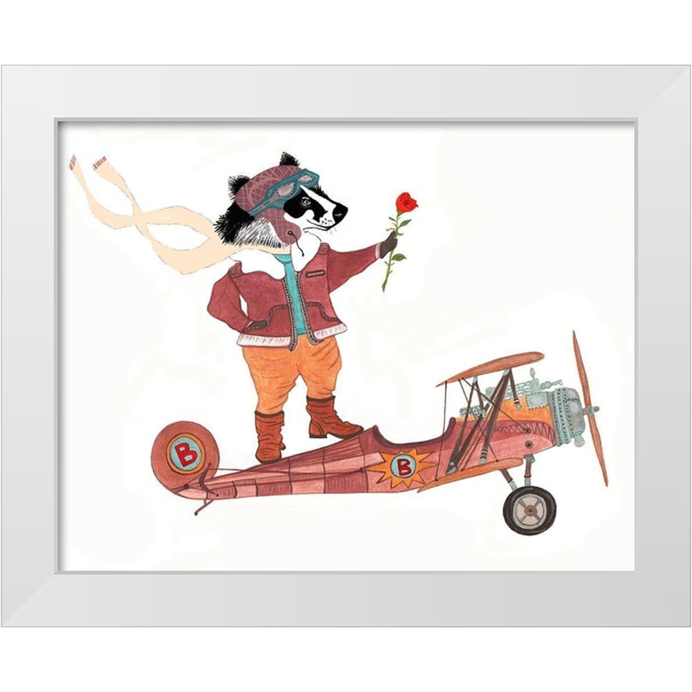 Kwerki Studios 32x26 White Modern Wood Framed Museum Art Print Titled ...