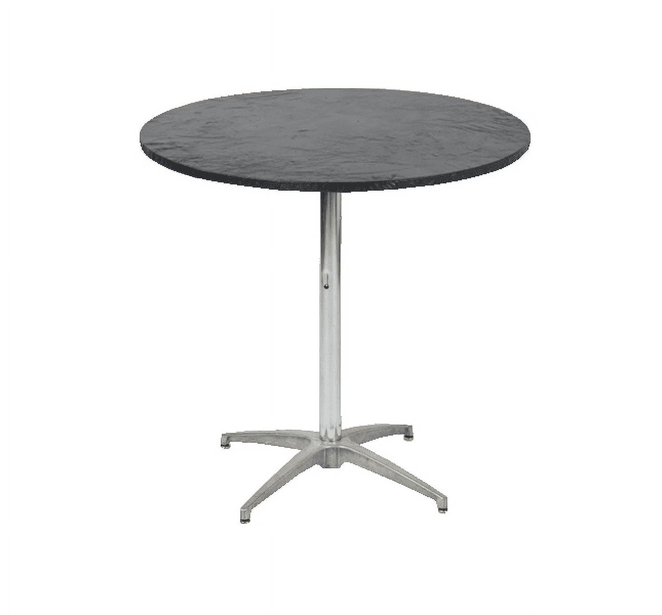 Kwik-Covers 24" Round Fitted Plastic Table Covers, Black - Walmart.com