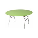 Kwik-Covers 60" Round Fitted Plastic Table Covers, Lime Green - Walmart.com