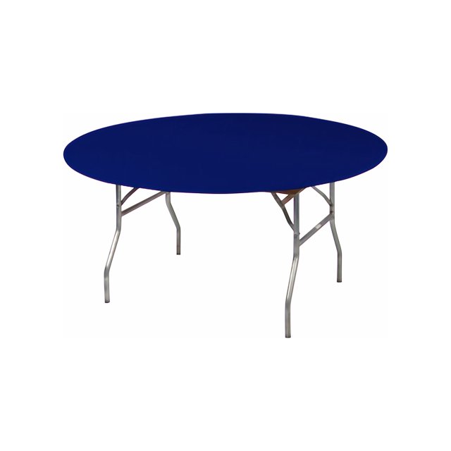 Kwik-Covers 60" Round Fitted Plastic Table Covers, Navy - Walmart.com
