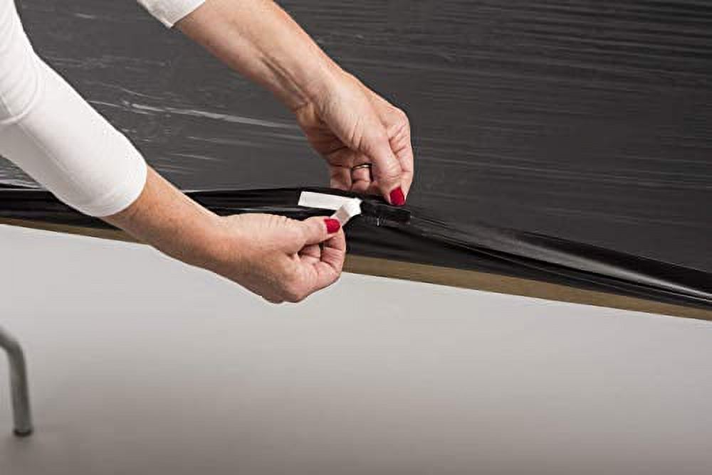 Kwik-Covers 8' Rectangular Plastic Table Covers 30" x 96" (8 Feet ...