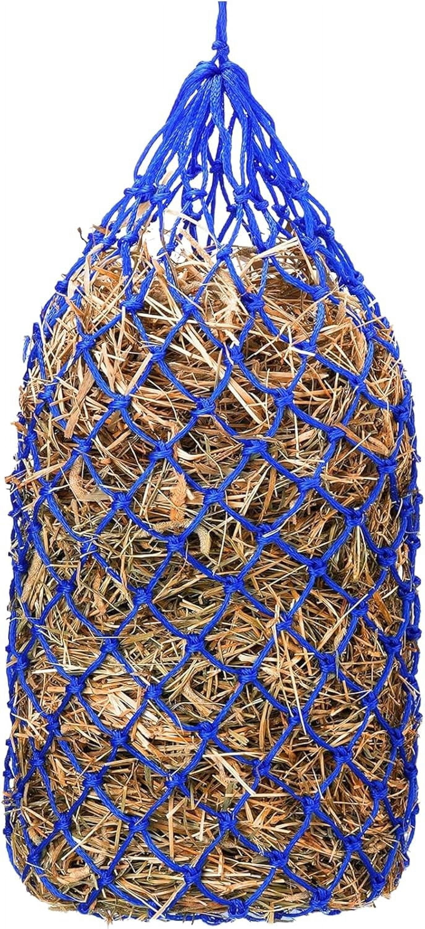 Kwik Pets Heavy Duty Hay Bags for Horses, Goats, Cows, Donkeys, Made from Durable Nylon Rope, 42 ...