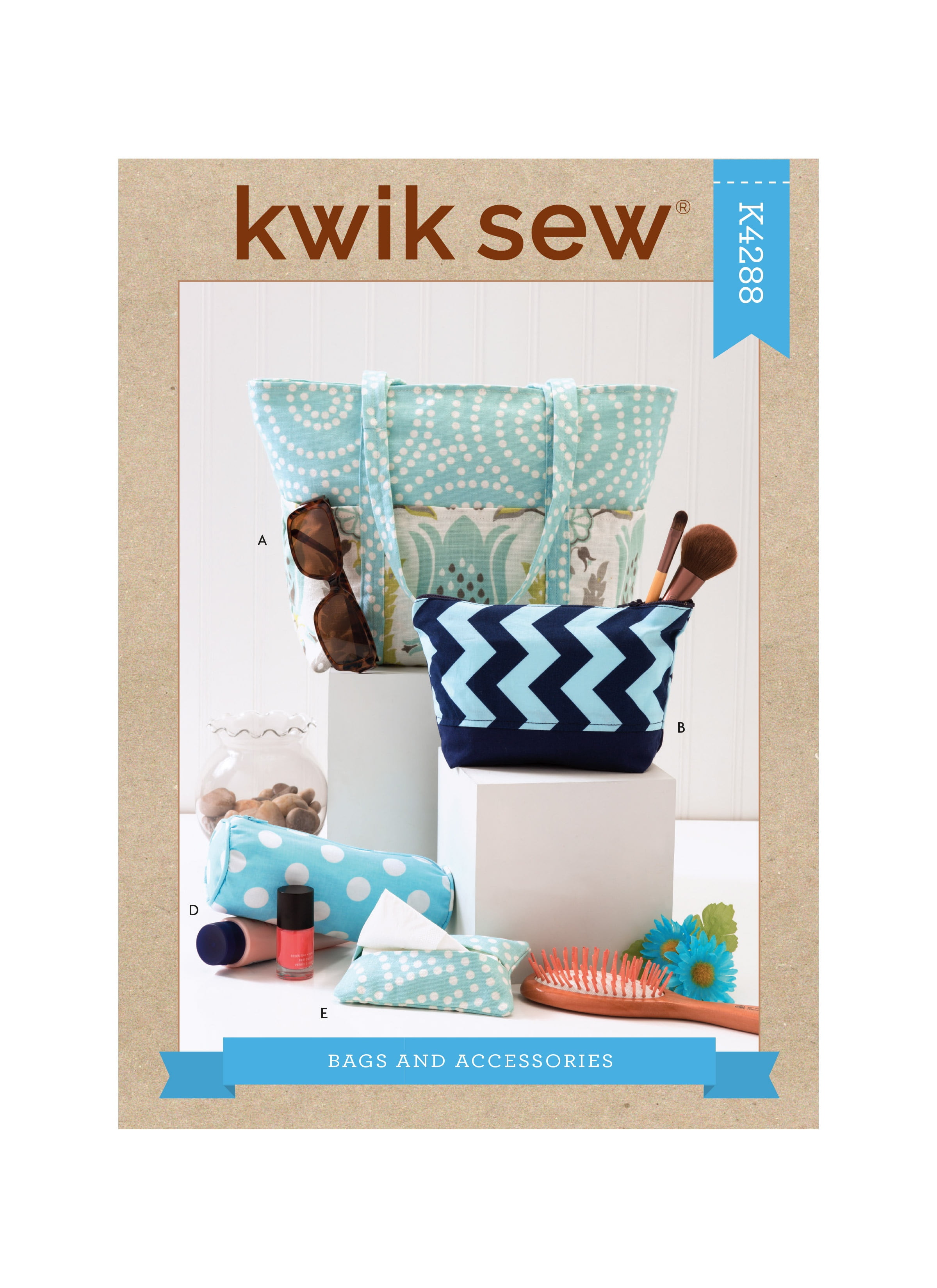 Kwik Sew Sewing Pattern 4288 - Bags & Accessories - Walmart.com
