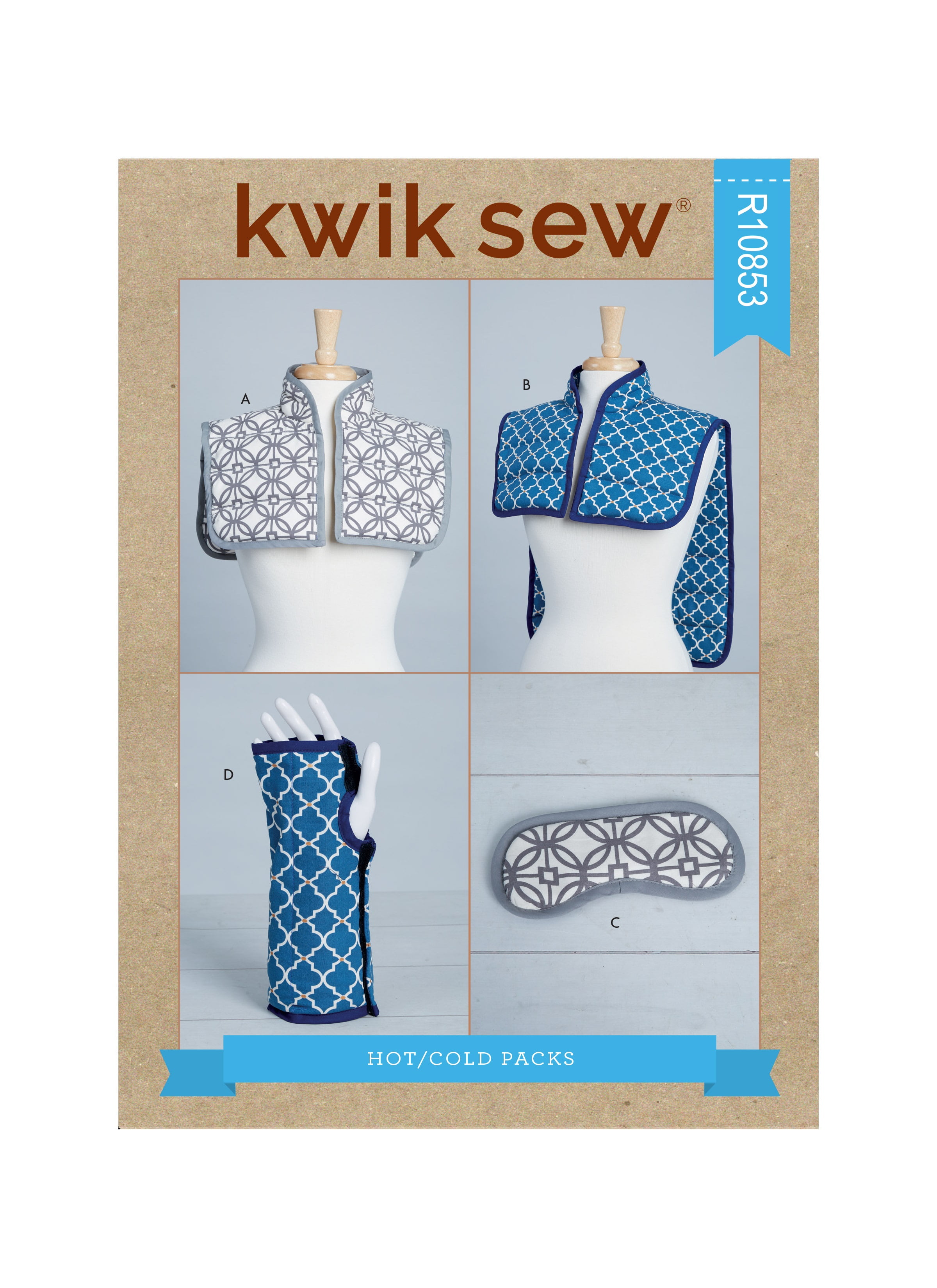 Kwik Sew Sewing Pattern R10853 (4318) - Hot or Cold Shoulder Wraps ...