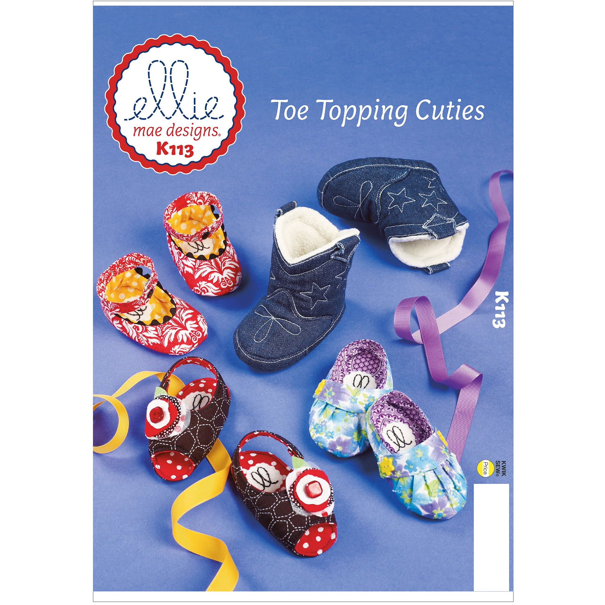 Kwik Sew Pattern Toe Topping Cuties, All Sizes - Walmart.com
