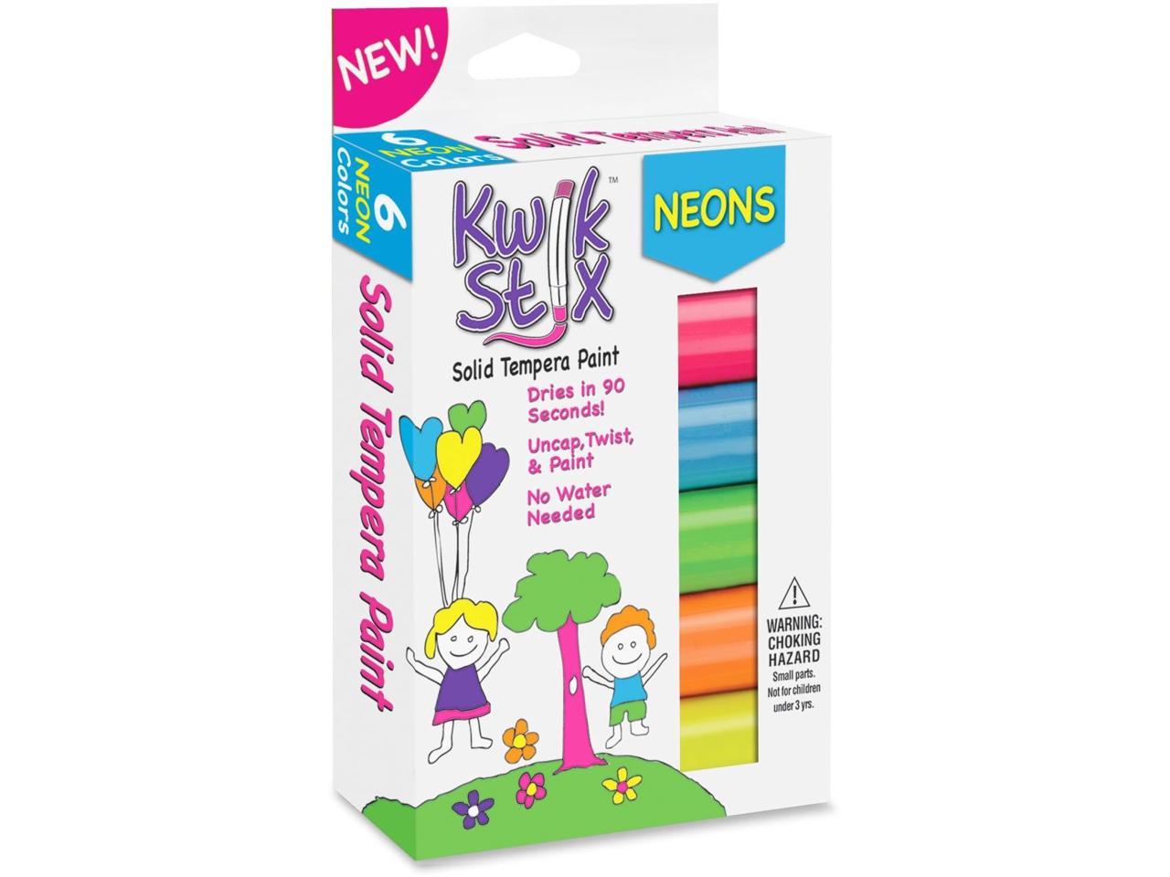Kwik Stix Tempera Paint Neon Sticks - Walmart.com
