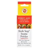 Chew + Heal Blood Stop Powder for Dogs Cats and Pets 1.5 oz Blood ...