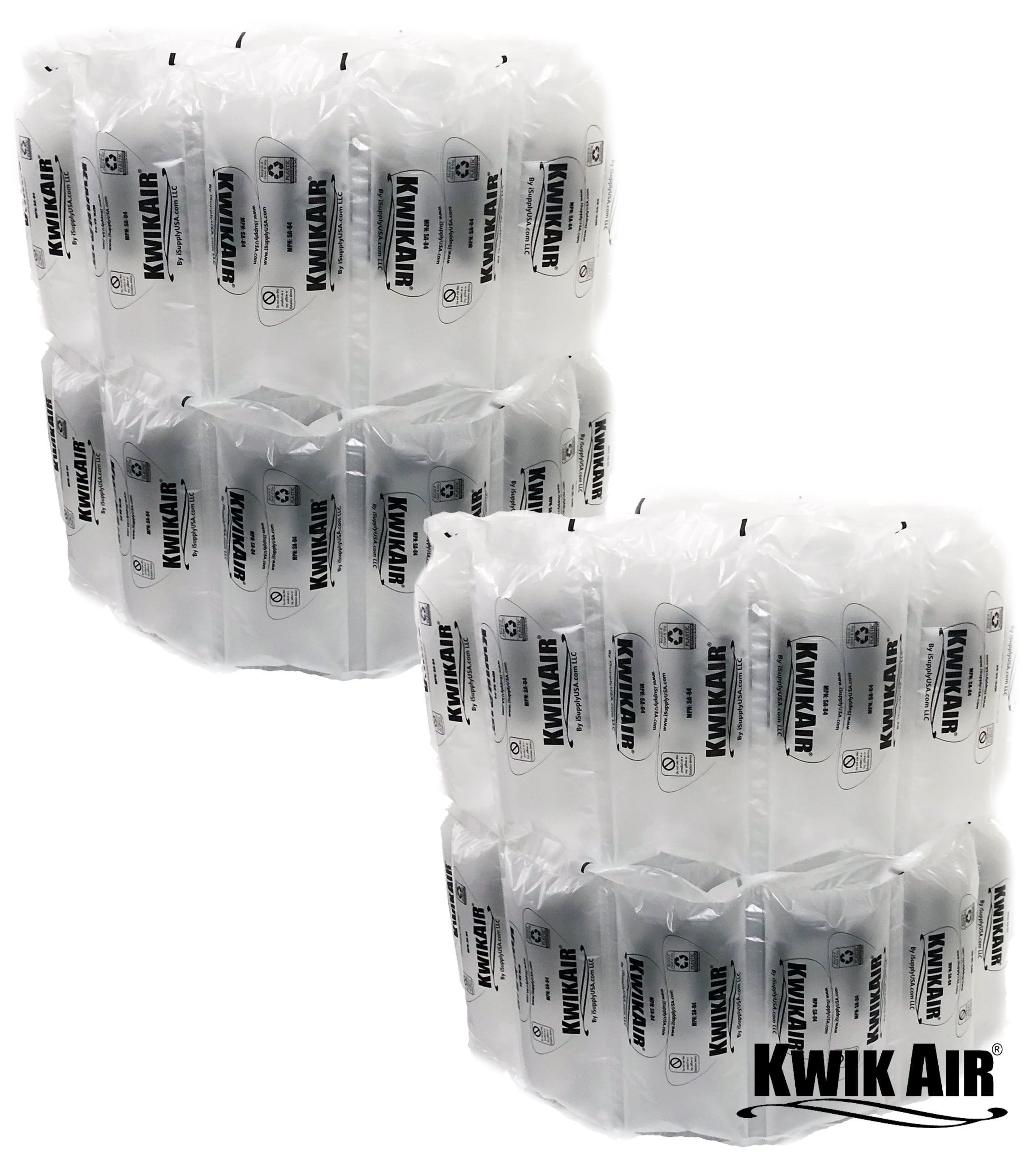 KwikAir HDPE 4x8 Air Pillows, 342 Count, 40 Gallon for Speed Air Void ...