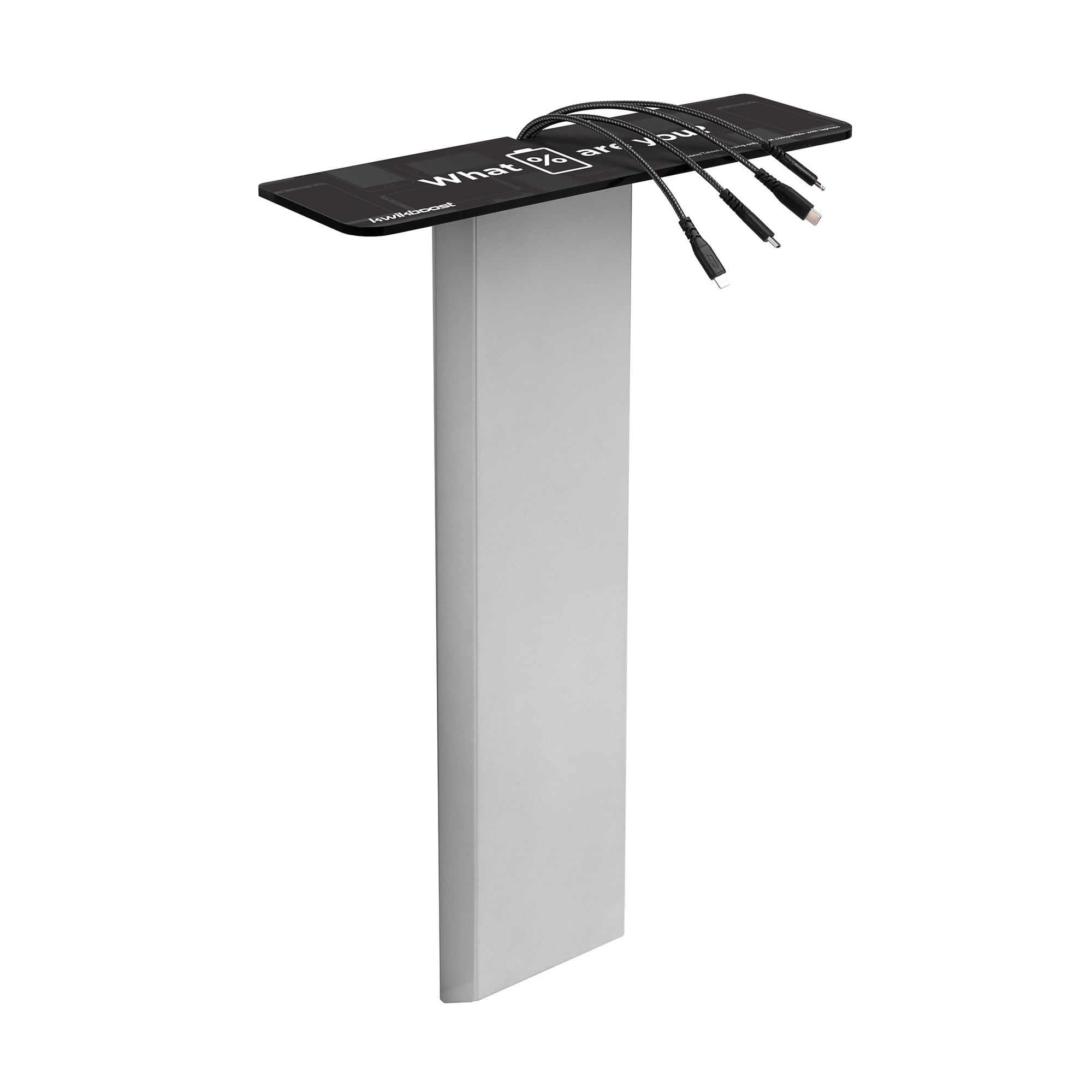 KwikBoost 4 Device Wall Mounted Charging station - 4 Lighting and 4 USB ...