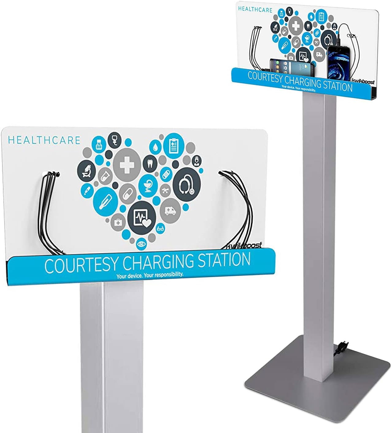 KwikBoost 8 Device Freestanding Charging Station - Healthcare Graphic ...