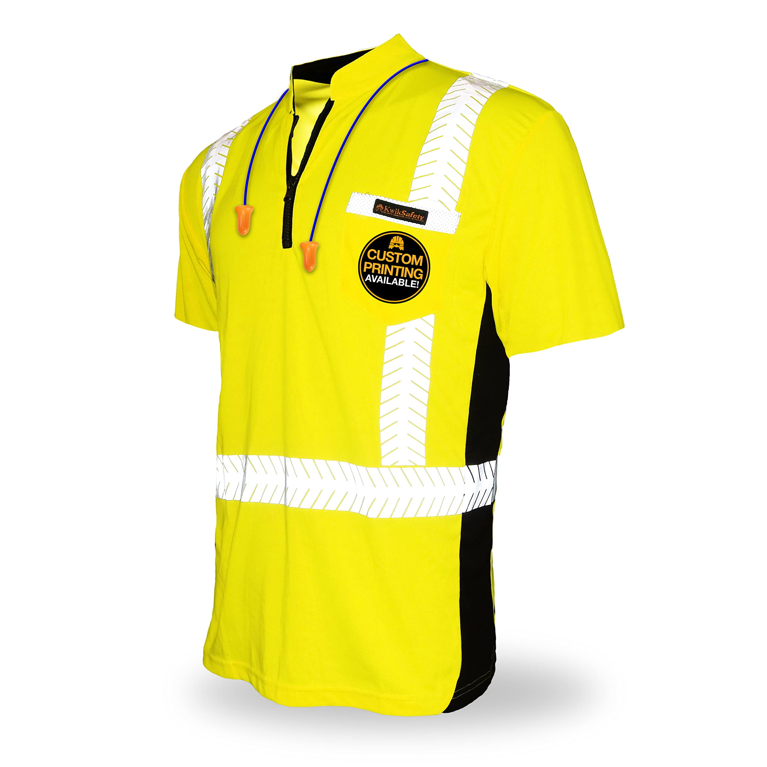 KwikSafety (Charlotte, NC) ENGINEER Short Sleeve Safety Shirt (Y-Neck ...