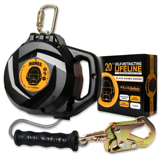 KwikSafety (Charlotte, NC) MAMBA 20’ Self Retracting Lifeline ...