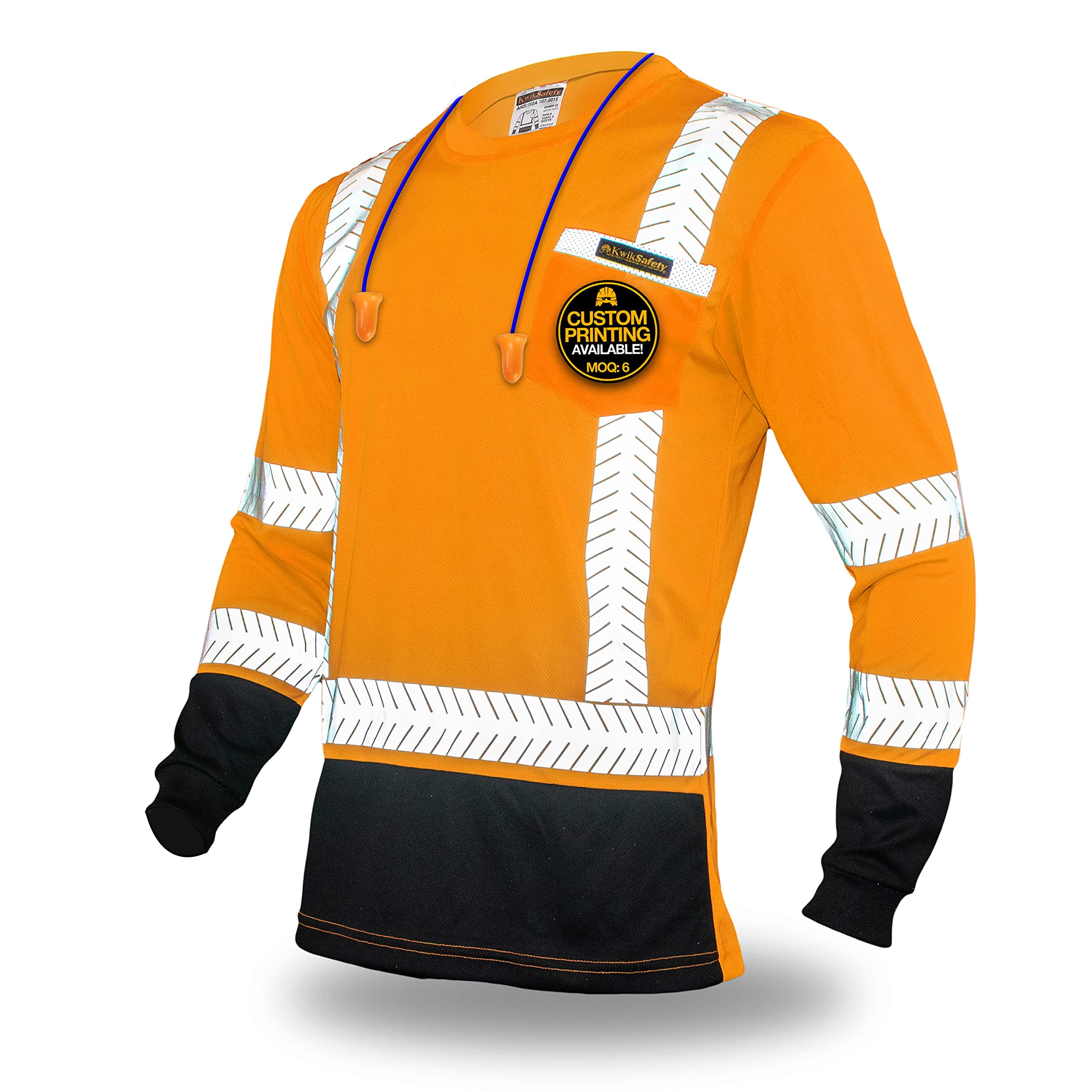 KwikSafety (Charlotte, NC) MECHANIC Long Sleeve Safety Shirt (w/POCKET ...