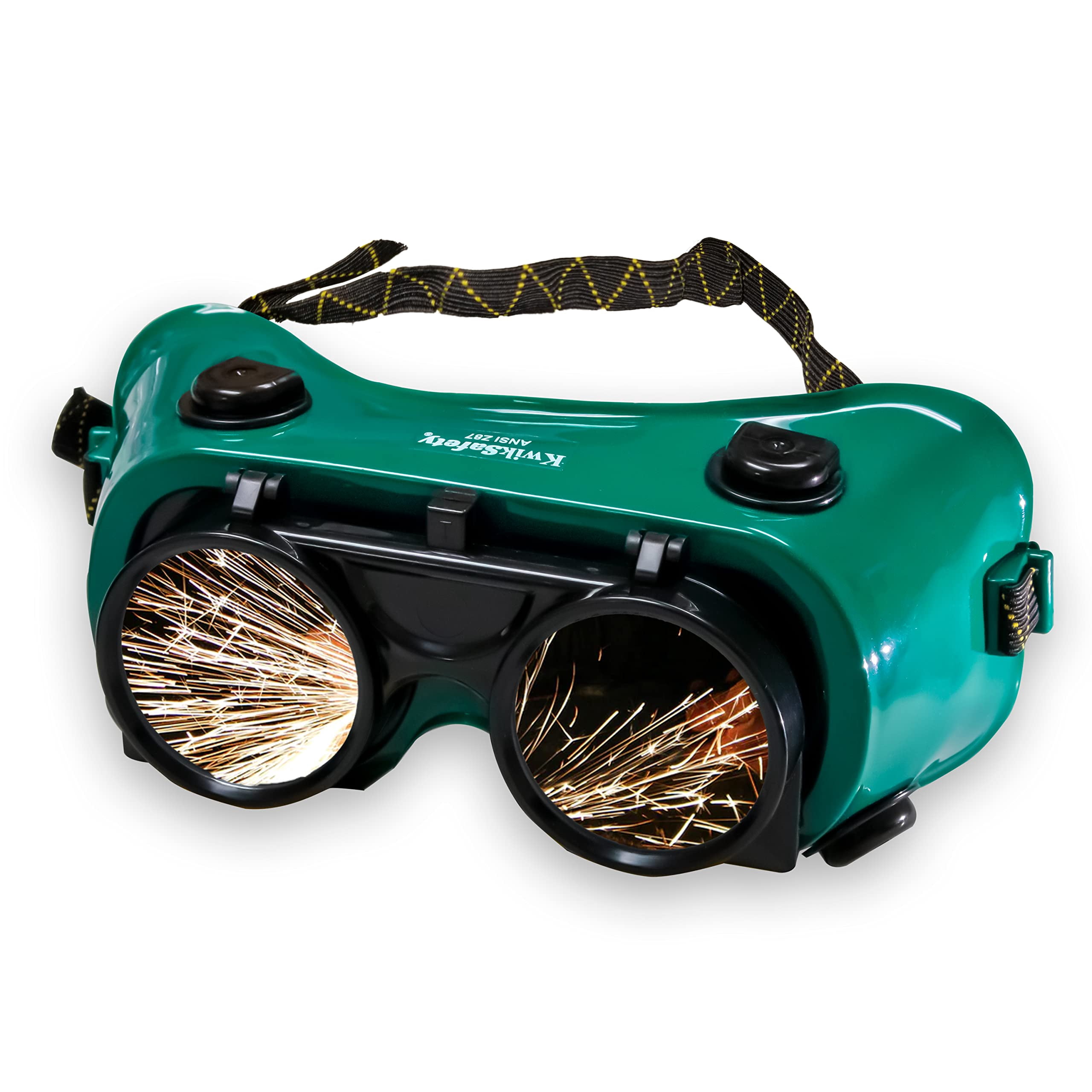 KwikSafety (Charlotte, NC) OWL Welding Goggles Flip-Up (ANTI-FOG, Snug ...