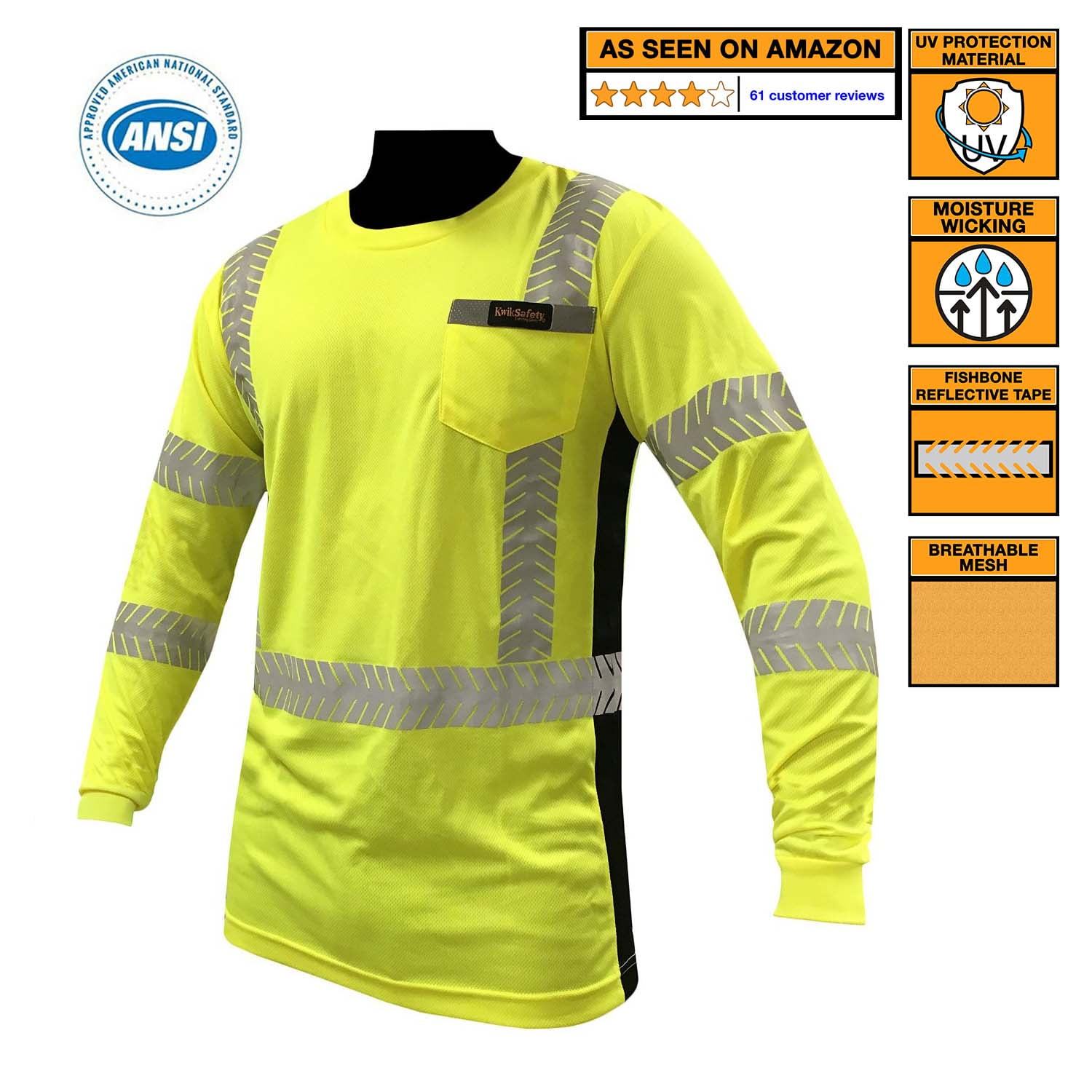 KwikSafety (Charlotte, NC) RENAISSANCE MAN Long Sleeve Safety Shirt (w ...