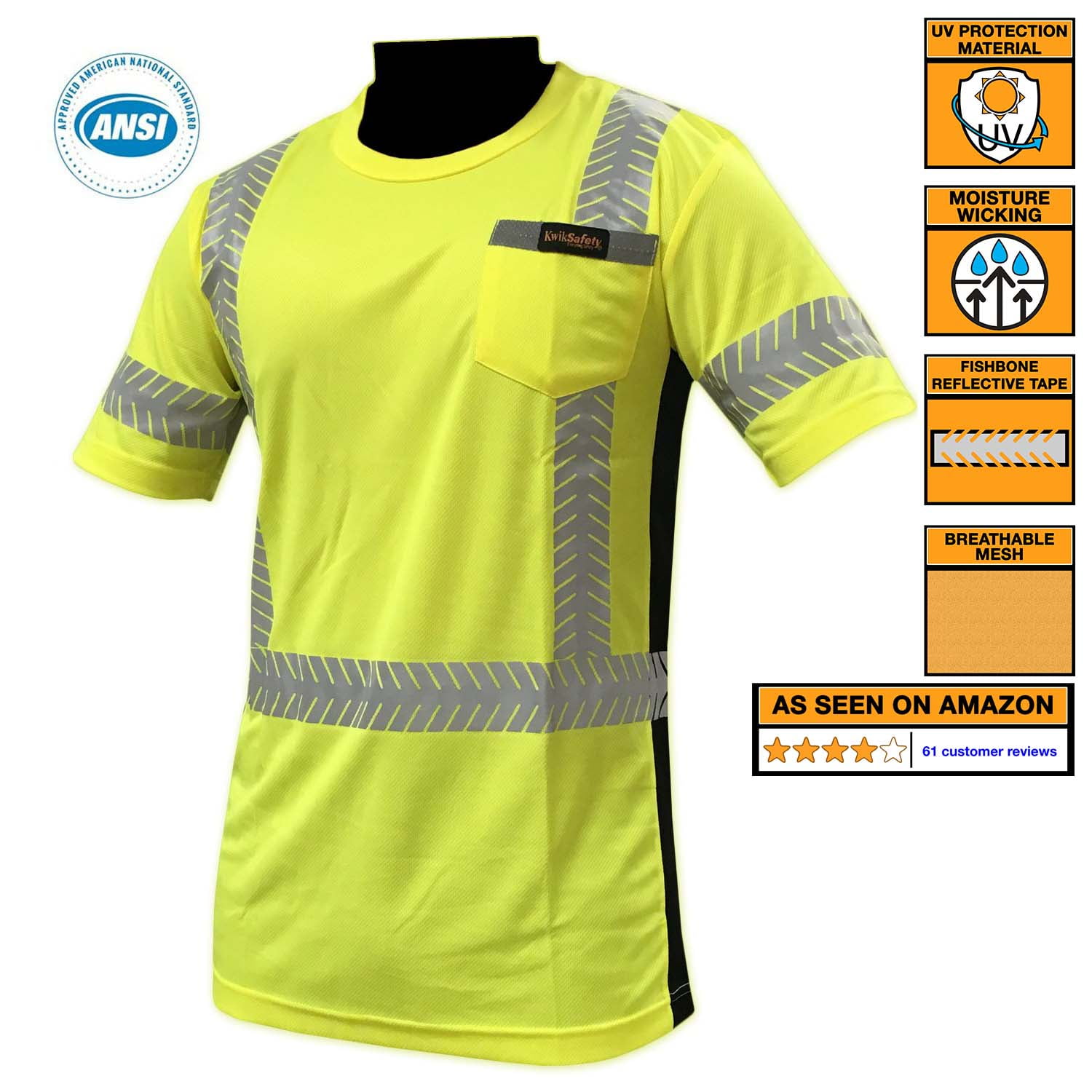 KwikSafety (Charlotte, NC) RENAISSANCE MAN Short Sleeve Safety Shirt (w ...