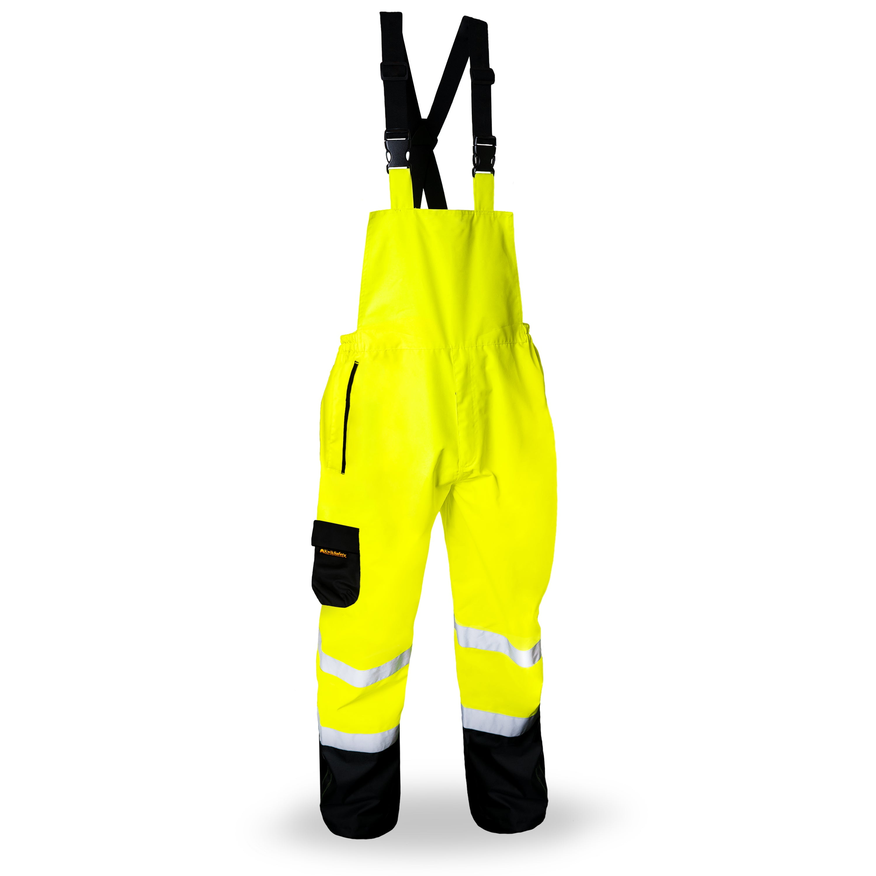 KwikSafety - Charlotte, NC - RIVER OTTER Rain Bib - ANSI OSHA Compliant ...