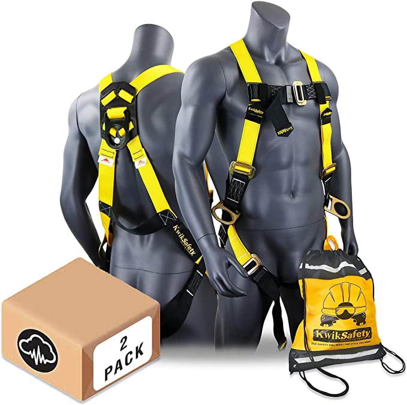 KwikSafety (Charlotte, NC) THUNDER 2 PACK 3D Ring Safety Harness (Pass ...