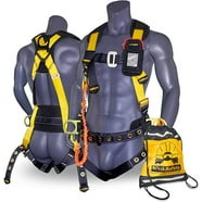 JORESTECH Safety Full Body Harness with Back D-Ring, ANSI, Padding and ...