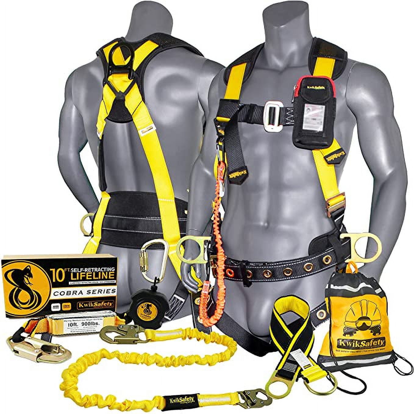 KwikSafety (Charlotte, NC) TYPHOON (KIT) 3 D-Ring Safety Harness Full ...