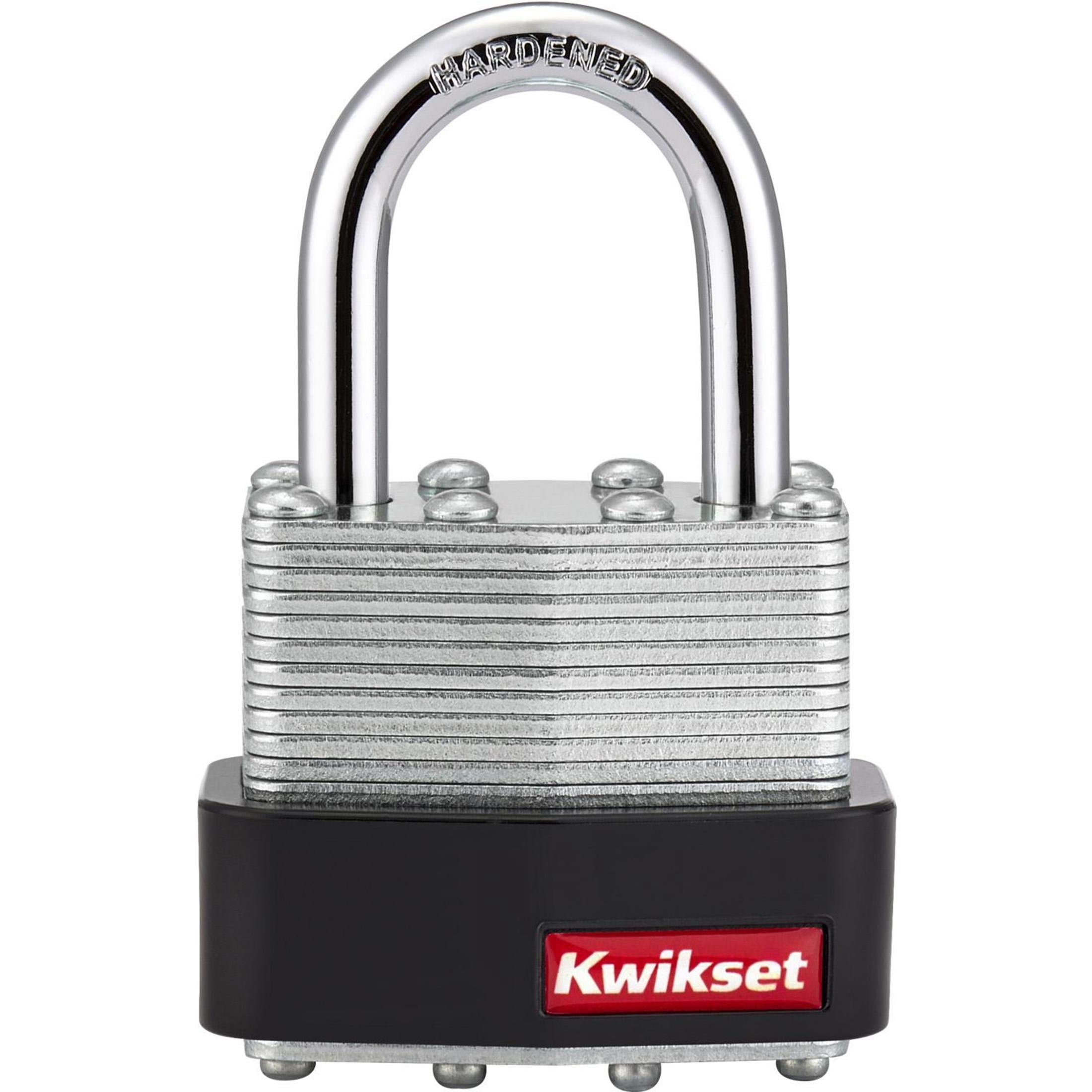 Kwikset 1-9/16" Laminated Padlock with 1" Shackle - Walmart.com