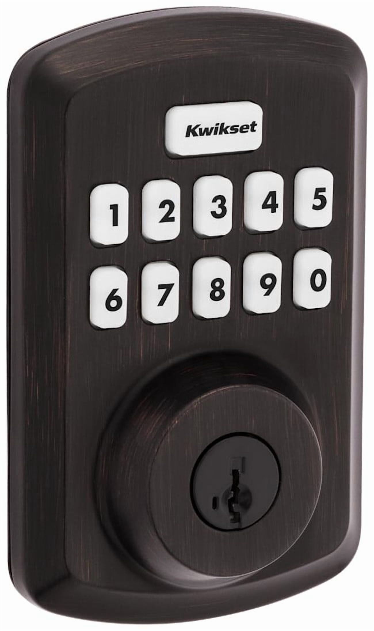 Kwikset Smart Lock Keyless Deadbolt 250 TRS 11P SMT, Grade 3, 1 Pack ...