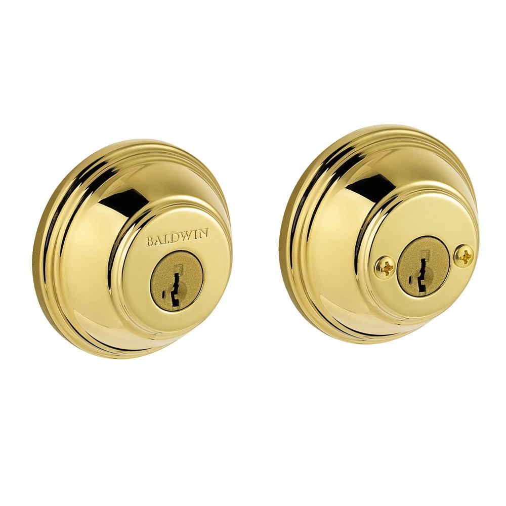 Kwikset 385 Round Dbl Cyl Deadbolt Featuring Smartkey® in Lifetime PB ...