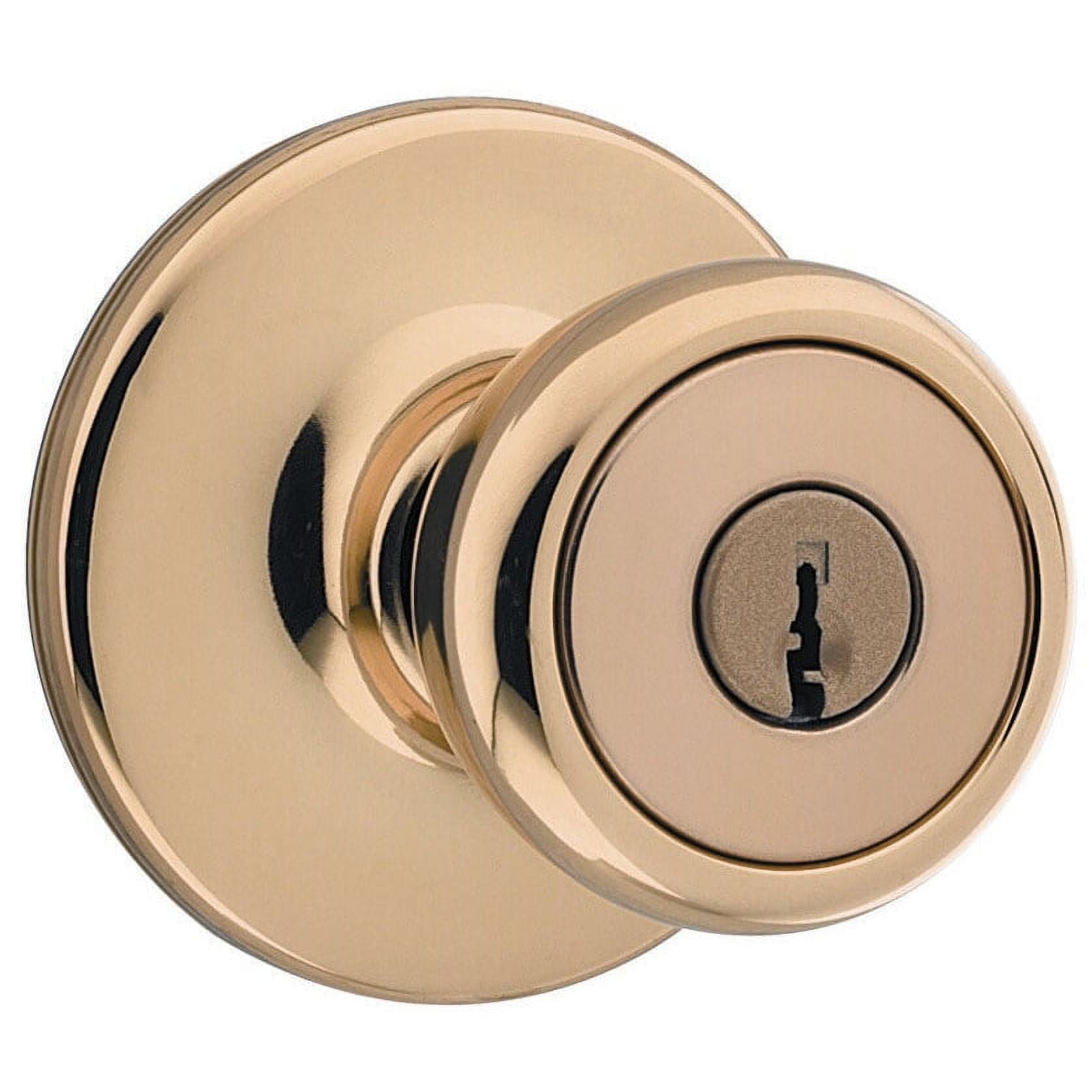 Kwikset 400M 3 CP K6 Security Brass Mobile Home Entry Lockset - Walmart.com