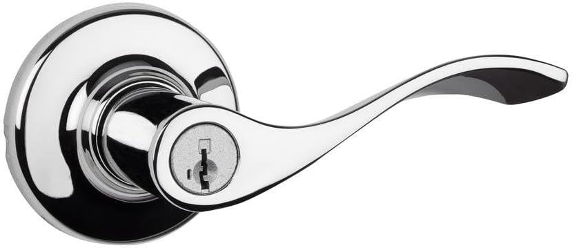 Kwikset 405BL-26S Balboa Entry Door Locks Smart Key Bright Chrome ...