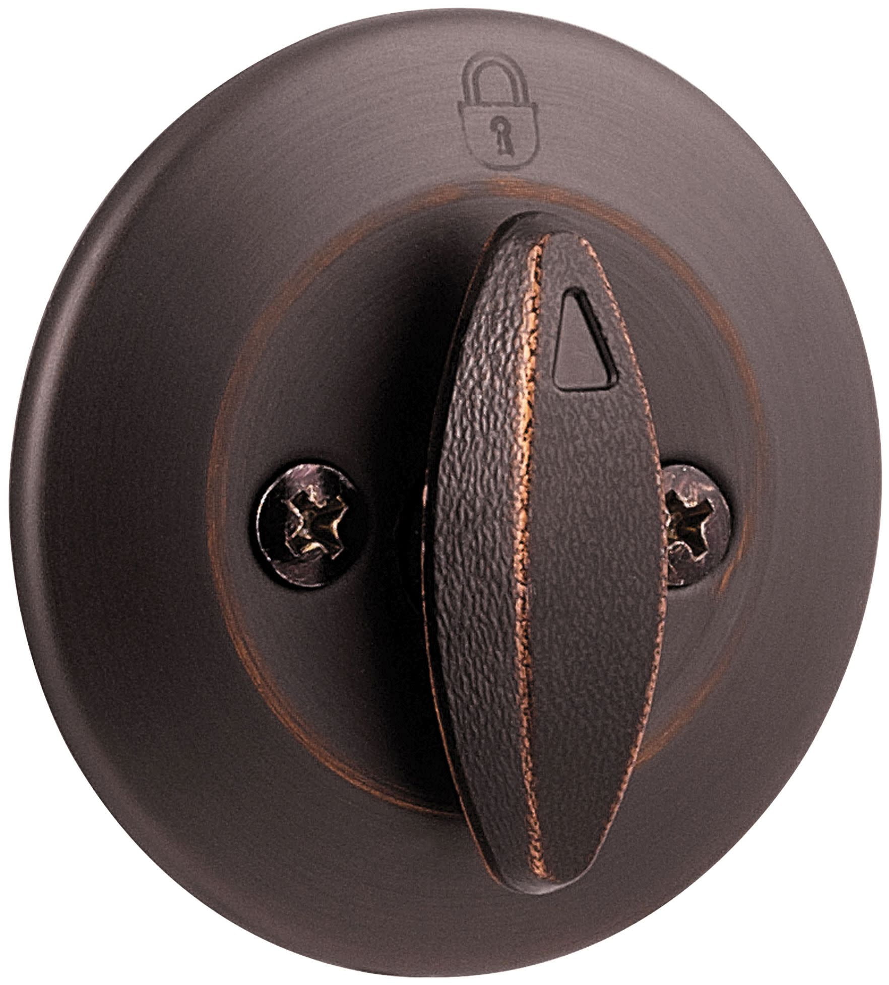 Kwikset 663 Security Series One Sided Deadbolt - Bronze - Walmart.com