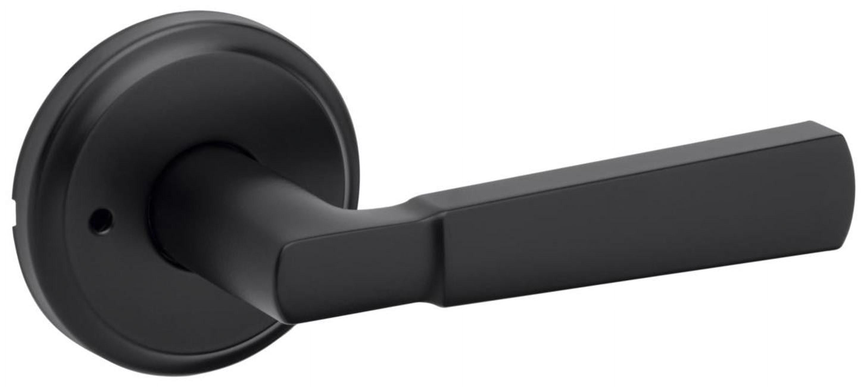 Kwikset 730Phl Perth Privacy Door Lever Set - Black - Walmart.com