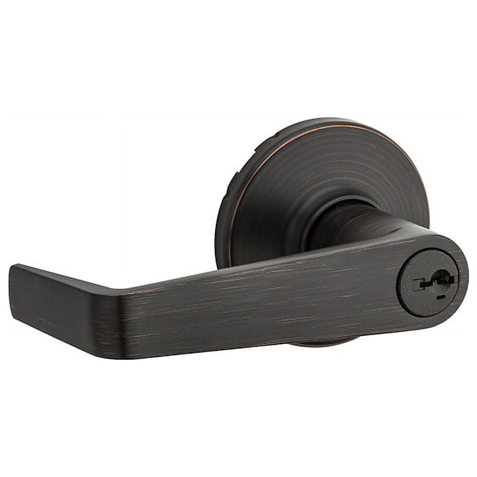 Kwikset 756Knlsmt Kingston Grade 2 Keyed Entry Door Lever Set - Bronze ...