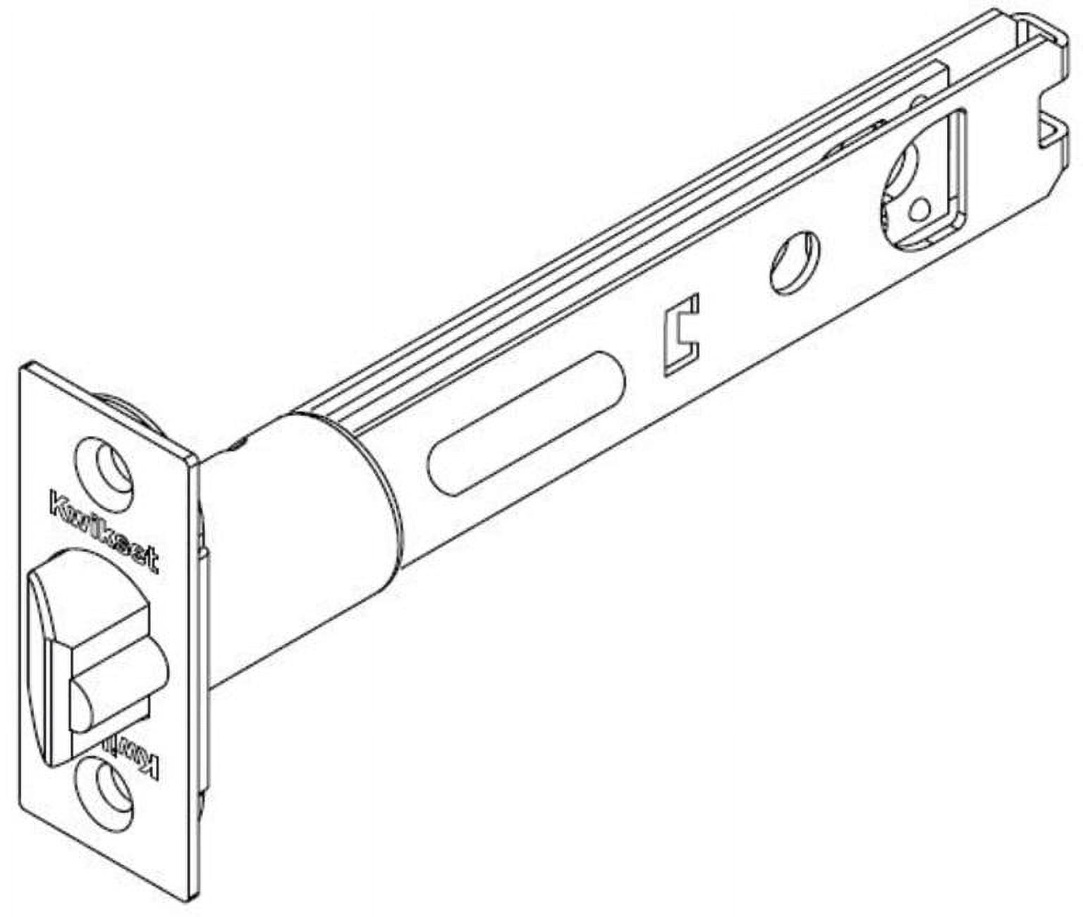 Kwikset 83014 5L Scdl 5" Backset Deadlatch - Brass - Walmart.com