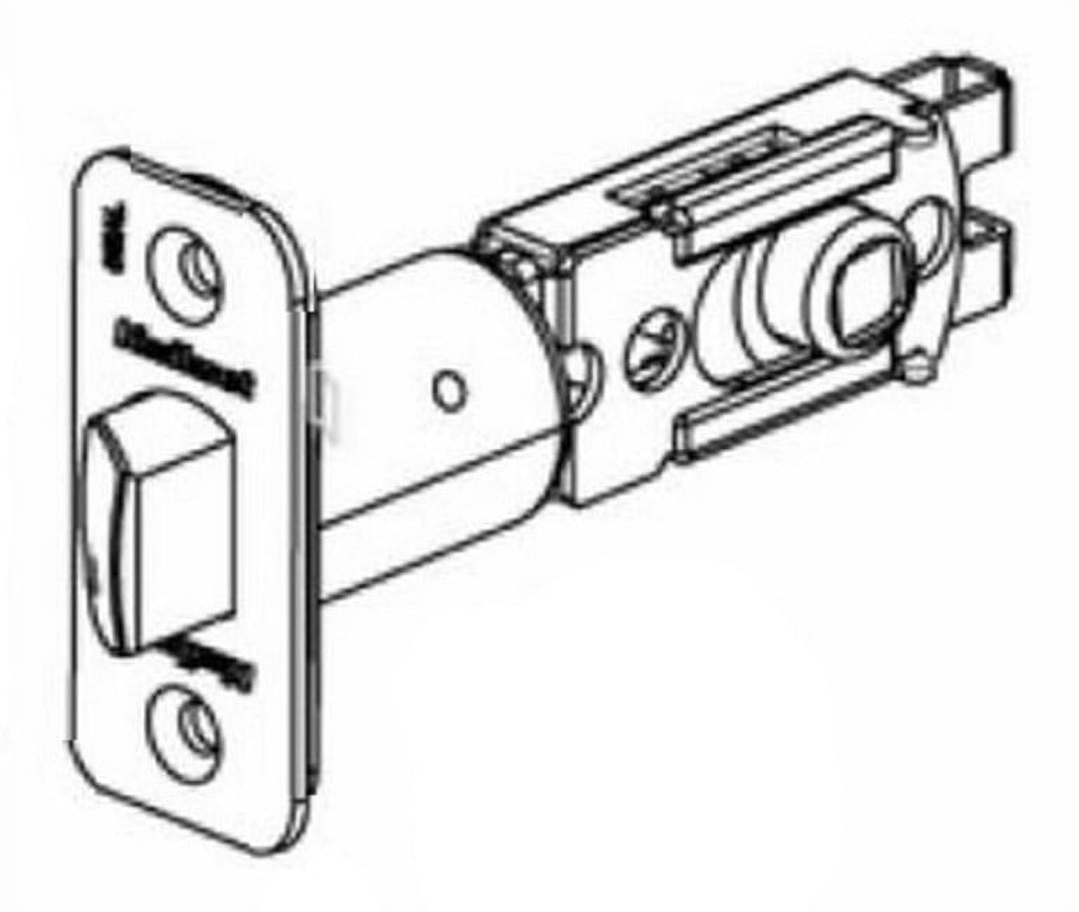Kwikset 83521 Round Corner Spring Latch - Chrome - Walmart.com