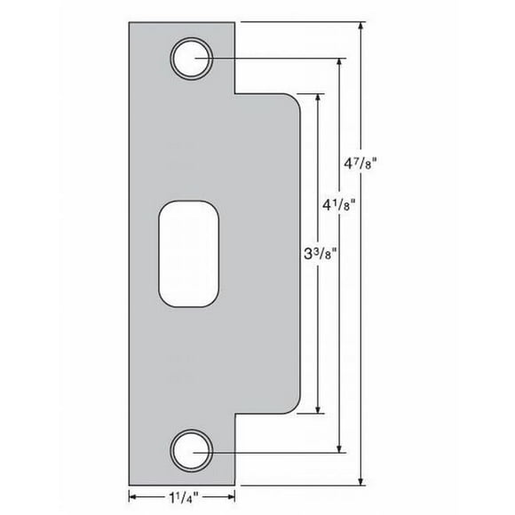Kwikset Deadbolt Strike Plate
