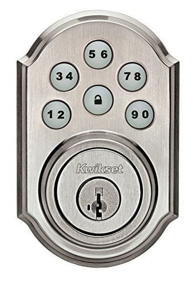 Kwikset 909 SmartCode Electronic Deadbolt featuring SmartKey, Pack Of 2 ...