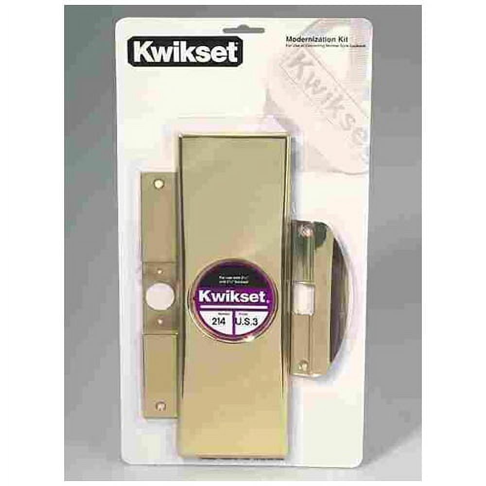 Kwikset 92150-001 Modernization Kit, 3-3/8" x 7-1/4" - Walmart.com