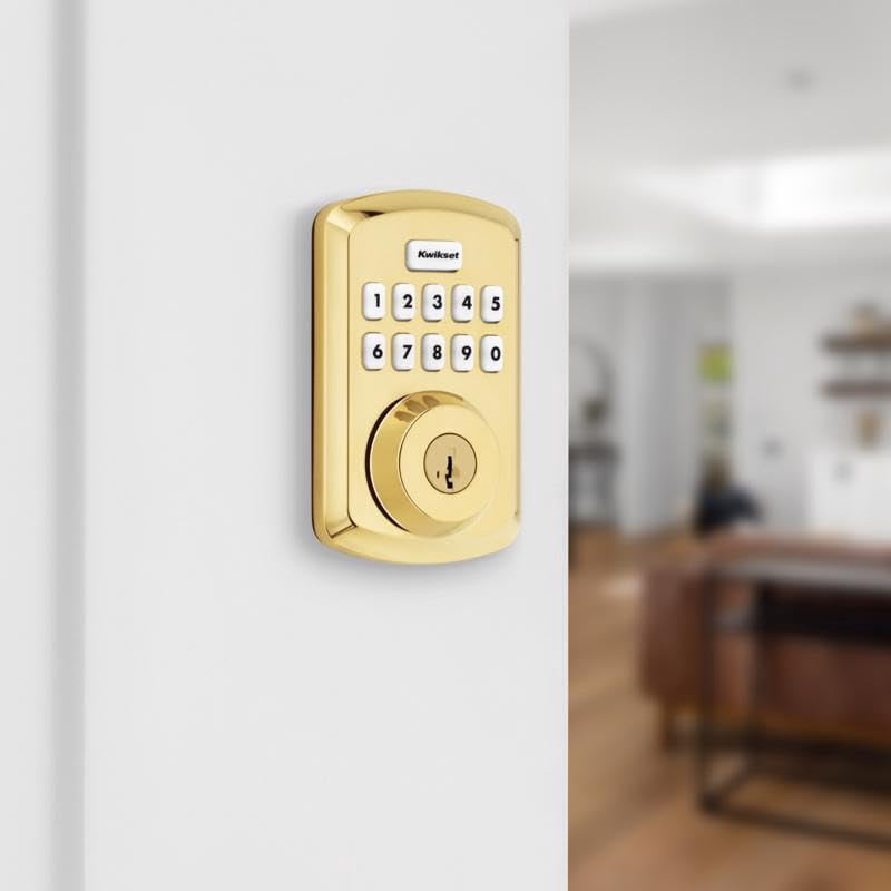 Kwikset 9240TRL-L03 Traditional Powerbolt Electronic SmartCode Deadbolt ...