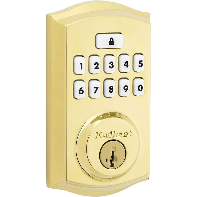 Kwikset 9260TRL-L03S Traditional SmartCode Keypad Electronic Deadbolt ...
