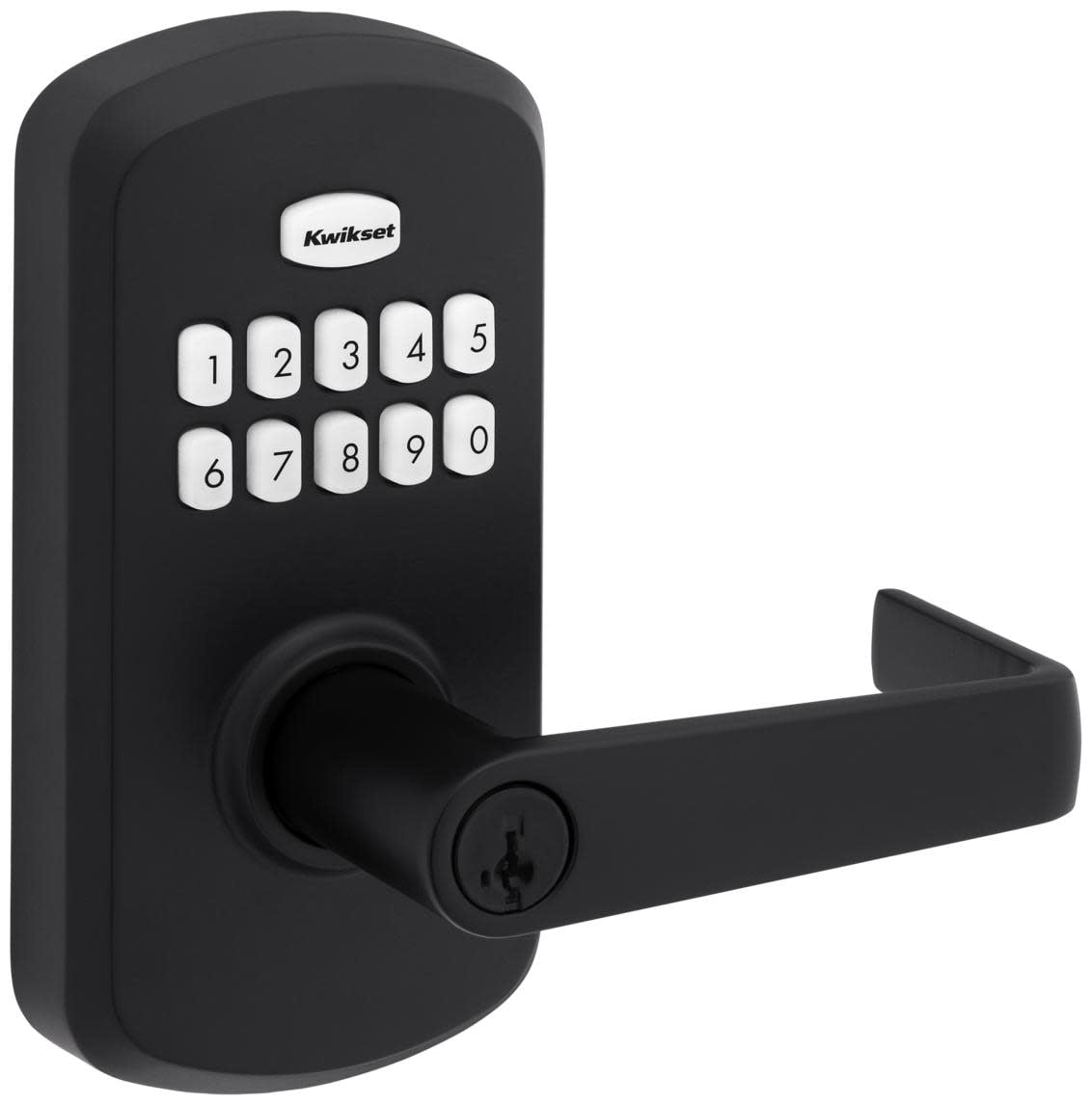 Kwikset 955Knl-S Smartcode 955 Electronic Keypad Entry Leverset - Black ...