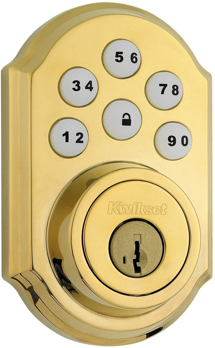 Kwikset 99090-817 SmartCode 909 Electronic Deadbolt Featuring SmartKey ...