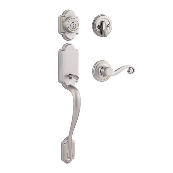 Kwikset Arlington Single Cylinder Handleset w/Lido Lever featuring ...