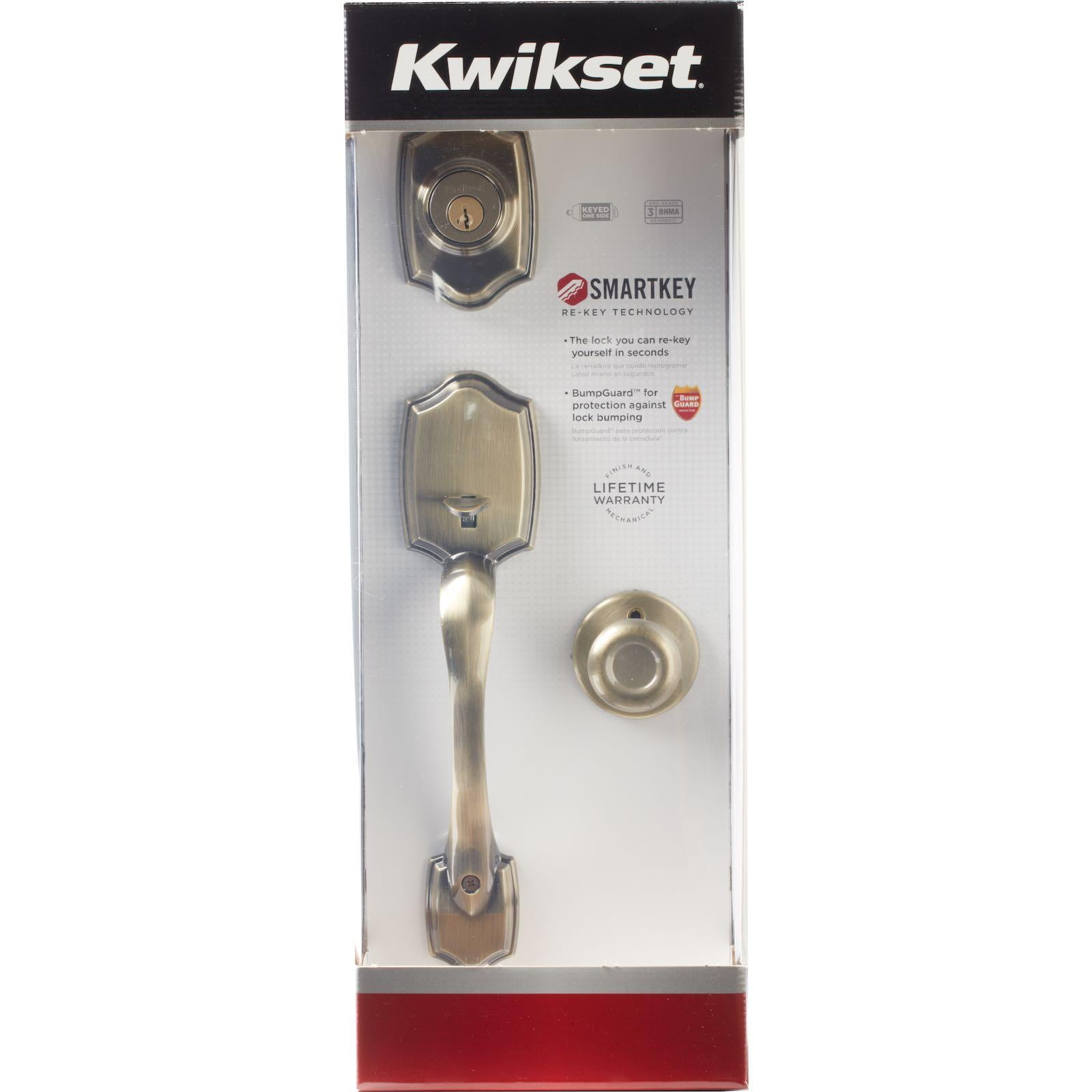 Kwikset Belleview Single Cylinder Handleset w/Tylo Knob featuring ...